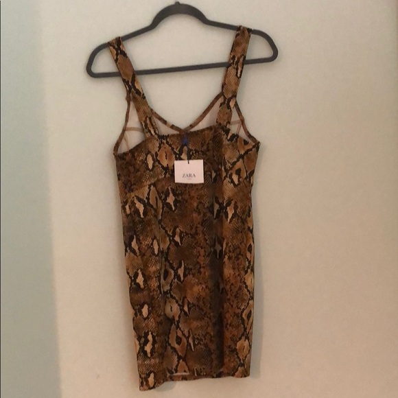 Zara | Dresses | Zara Snake Print Dress | Poshmark